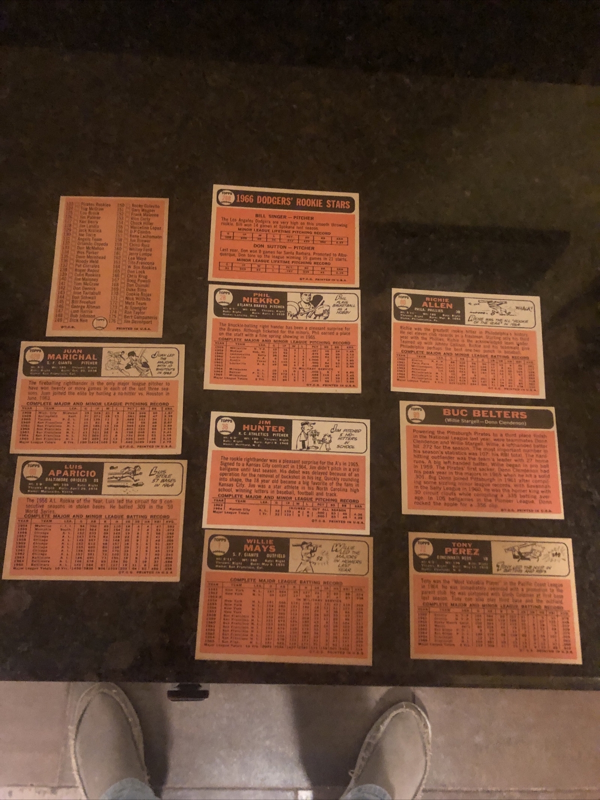 1966 Topps Baseball Cards Complete Set-Ex+ | eBay