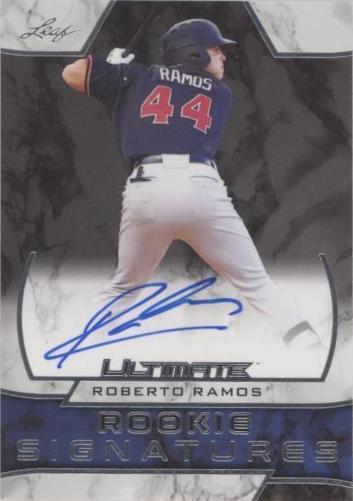 2019 Leaf Ultimate - Rookie Signatures Roberto Ramos #RS-RR1 (AU, RC ...
