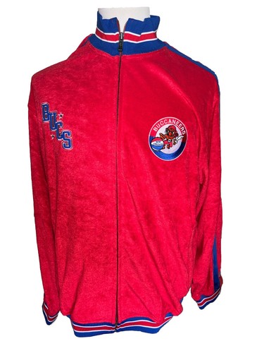 New Orleans Buccaneers ABA Warm Up Top Jacket Large New With Tags NWT ...