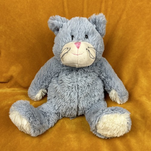 Warm And Cosy By Intelex Microwavable Blue Cat Lavender Scented Stuffed ...