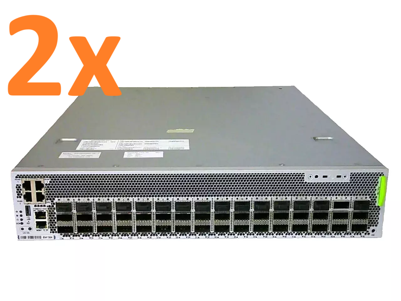 Lot of 2 - OCP Wedge400 48-Port QSFP 100G 200G 400GbE Top Rack Switch ...