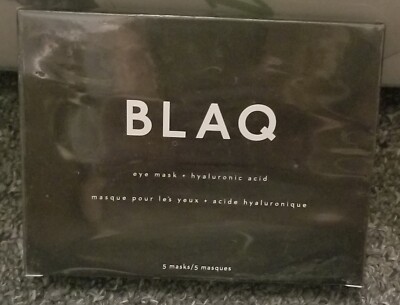 Blaq eye mask Hyalutonic Acid New Sealed | eBay