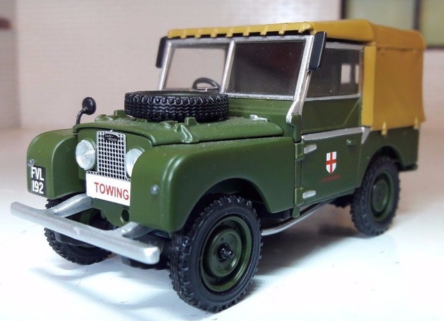 1:43 Scale 1950 Land Rover Series 1 80" RAC Patrol Corgi Vanguards ...