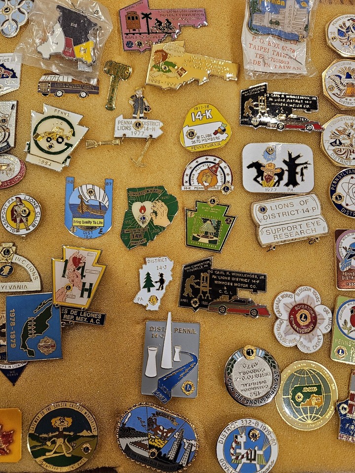 Lions Club Pins Over 50 Pins | eBay