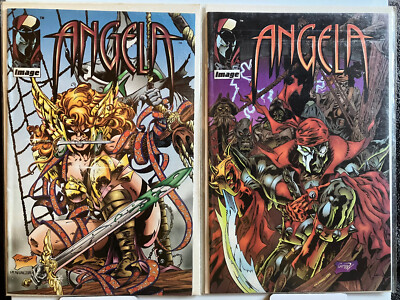 Angela Special Edition Pirate Variant Spawn 1995 Image HTF Both Covers ...