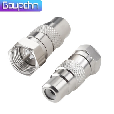 Atari 2600 TV Adapter F Type Male to RCA Female RF Coaxial Connector ...