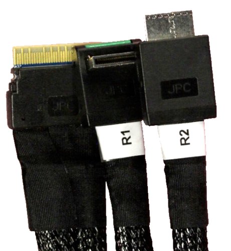 JPC 8654 Slineline x8i to SFF 8611 x4 right angle & 4x straight OcuLink ...