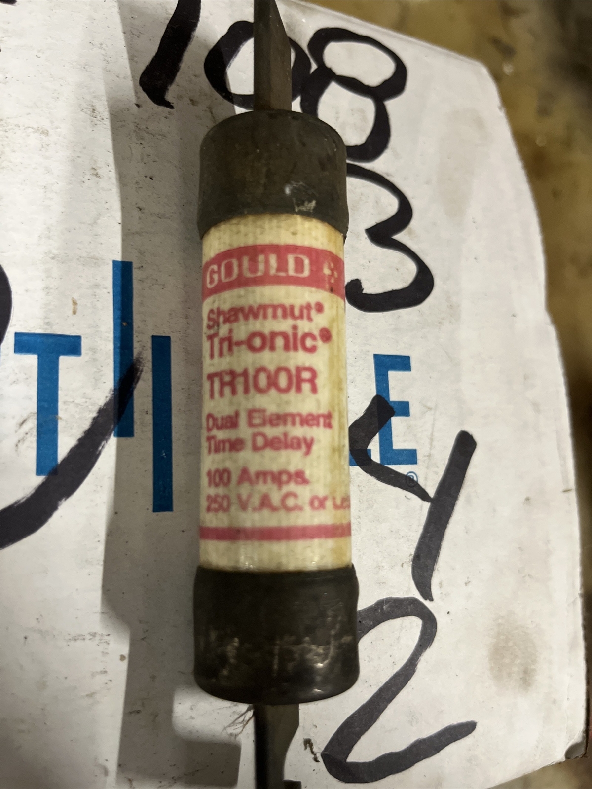 Ferraz Shawmut TR100R Tri-Onic 100A 250V Time-Delay Fuse | eBay