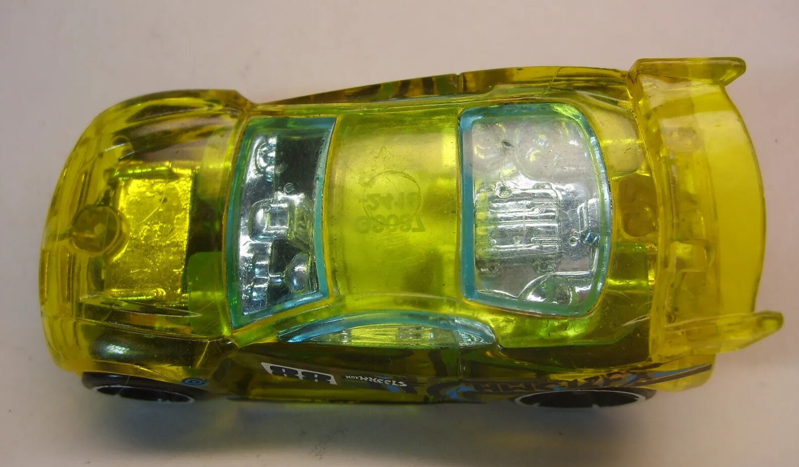Hot Wheels Clear Yellow Power Rage from the 2016 Track Stars 5 Pack ...