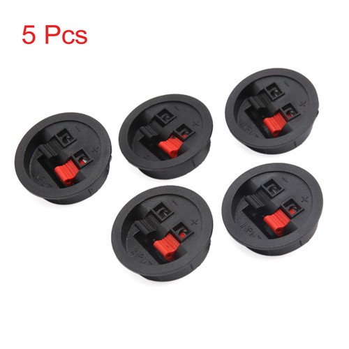5Pcs Audio Speaker Push Spring Clip Binding Post Dual Terminal ...