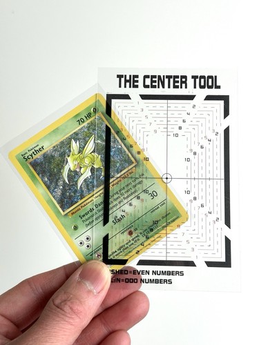 Pokemon Card Grading Tool Card Centering Tool / Sports Card - Free Gift ...