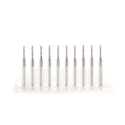 10pcs Carbide Steel Micro Engraving Drill Bits Tool CNC PCB Dremel au 2 ...