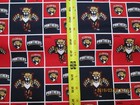 FLORIDA PANTHERS FABRIC 1 YARD BRAND NEW SQUARE DESIGN 100% COTTON | eBay