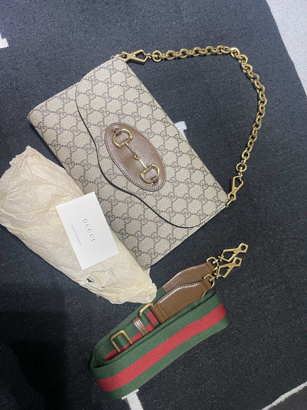 gucci Horsebit 1955 26cm handbags | eBay