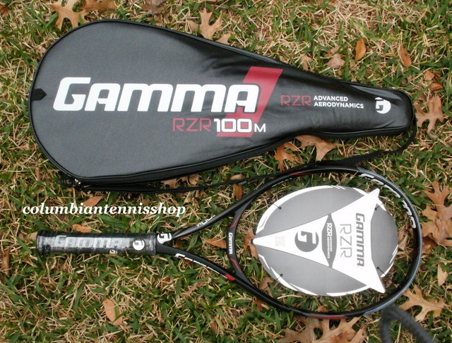 GAMMA RZR 100m Recreational Tennis Racquet Rgr1m14 4 1/2 Grip 100 Inch ...