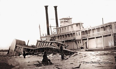 The Riverboat "Calypso" Sinking, St. Louis, MO - 1860s - Historic Photo ...