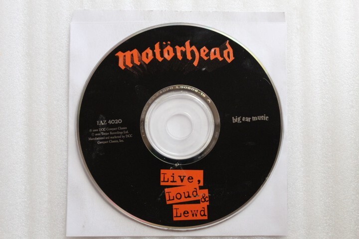Motorhead - Live, Loud and Lewd CD No Back 10963402025| eBay