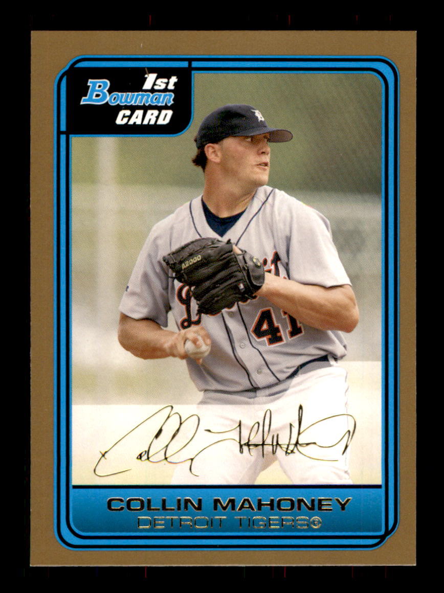 2006 Baseball Bowman Collin Mahoney Detroit Tigers #B49 Gold 2 | eBay