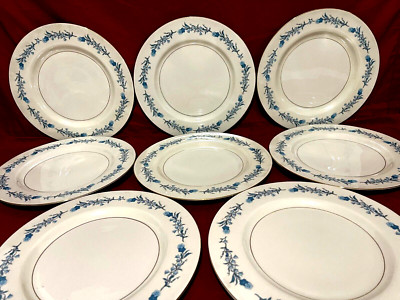 Theodore Haviland New York Clinton Set Of 8 Floral Dinner Plates 10" | eBay