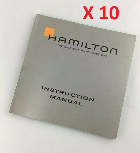 Offer Lot 10 Manuals Watch Hamilton Instruction Booklet General | eBay ...