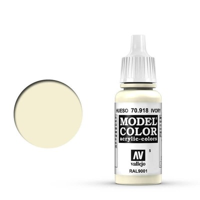 Vallejo Model Color 70.918 Ivory acrylic Paint 17ml Vallejo | eBay ...