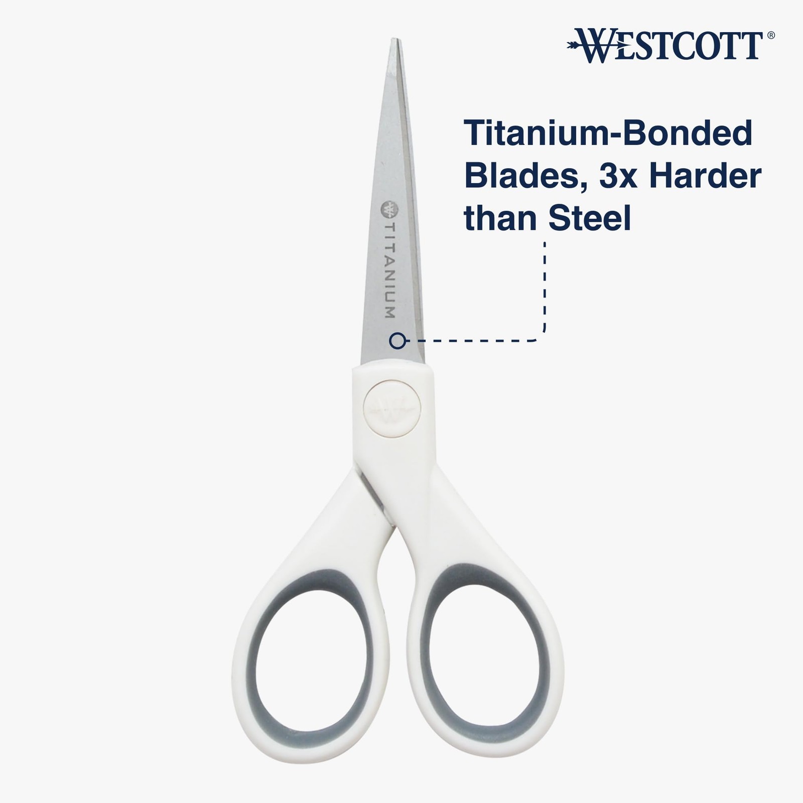 Westcott 16376 Crafting Scissors, 5-Inch Titanium Micro-Tip Scissors ...