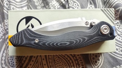 Maxace Vortex-S Folding Knife Black Micarta Handle SLD-magic Open Box Mint | eBay