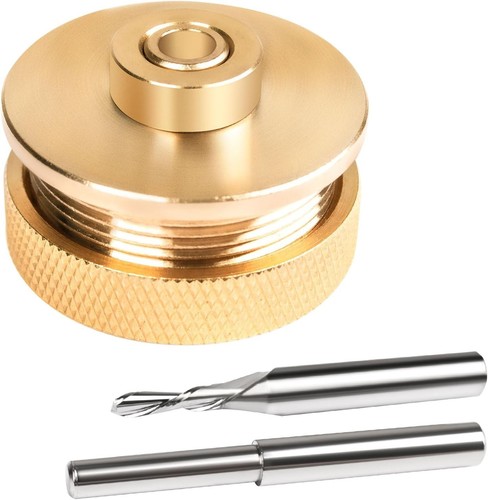 71333 Router Bits Solid Brass Inlay Kit for 1/4 Templates for High RPM ...