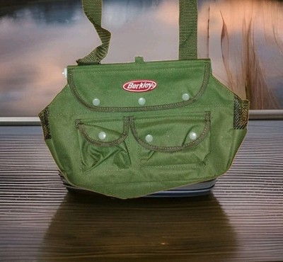 Berkley Canvas Fishing Creel Small Green Fly Fishing Bag Shoulder Bag ...