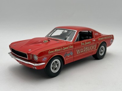 RARE 1/18 1965 Mustang A/FX Phil Bonner "Warbucks" in Red, Lmtd Ed ...