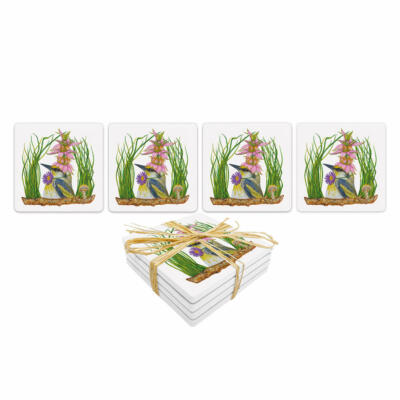 PPD Harper & Friend Design Coaster 4-piece coaster glass coaster ...