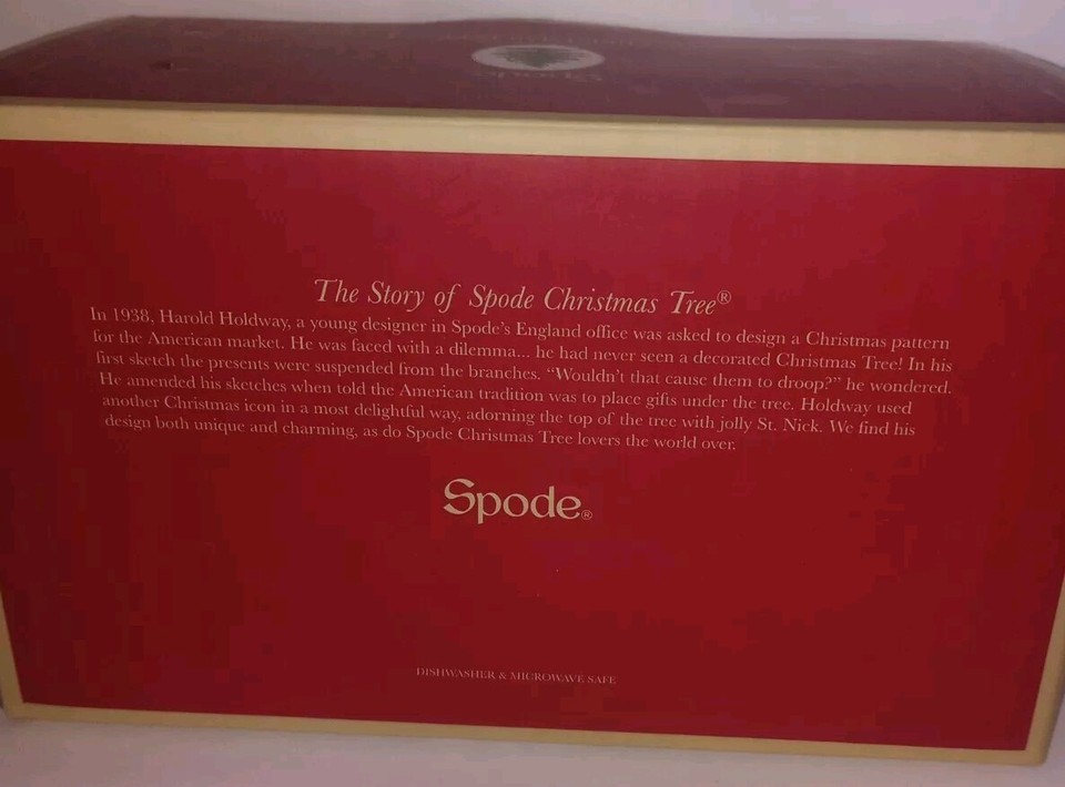 Lot Of 8 Spode England Christmas Tree Collection . New In Box. Never ...