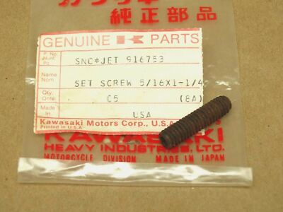 NOS OEM Kawasaki Sno Jet Whisper Jet Chain Case Set Screw 916753 | eBay