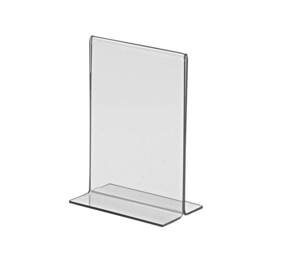 Retail Pricing Sheet Menu Table Countertop Bottom Loading Display ...