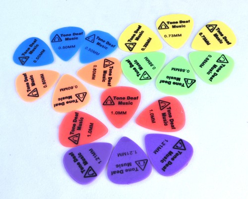 18 X Soft Nylon Guitar Picks Plectrum Plectrums Pick Bass Acoustic Electric for sale online | eBay