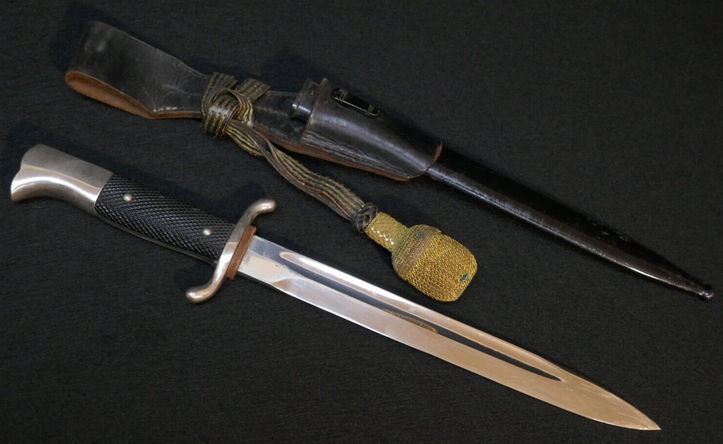 1930 - WW2 German Fireman's Dress Dagger & Senior Officers Gold Bullion ...