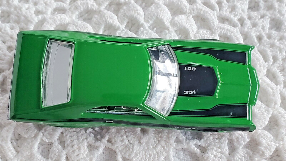 HOT WHEELS CLASSIC CAR MATTEL T9672 1186 MJ, I, NL GREEN TORINO SPORT ...