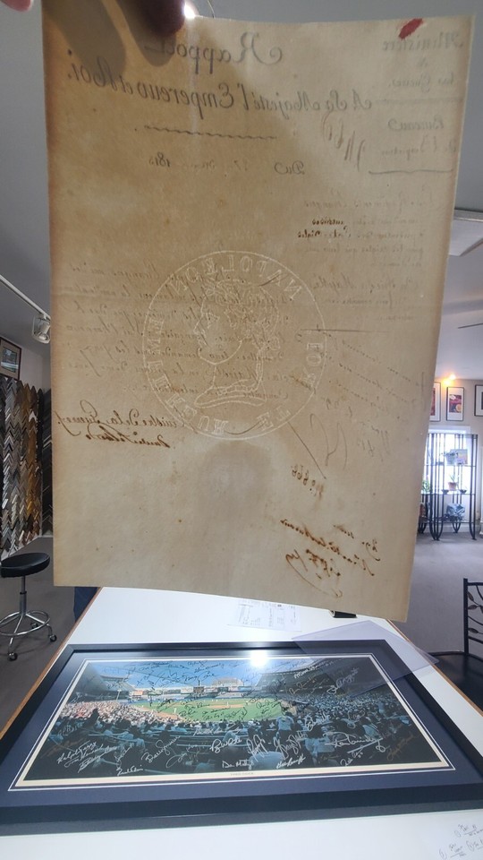 Napoleon Bonaparte Autograph Signed March 17, 1813 Official War ...