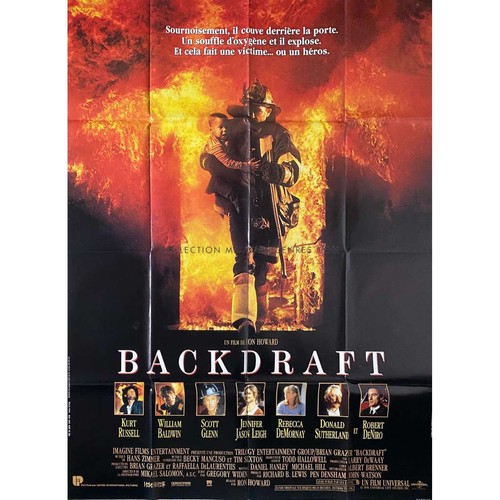 BACKDRAFT affiche de film - 120x160 cm. - 1991 - Kurt Russel, Ron Howard | eBay