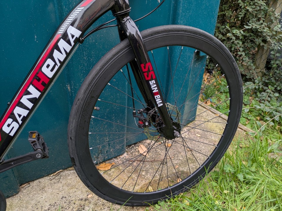 Sanhema Road Racing Bike 21 Gear Carbon Steel 26″ Black (small frame ...