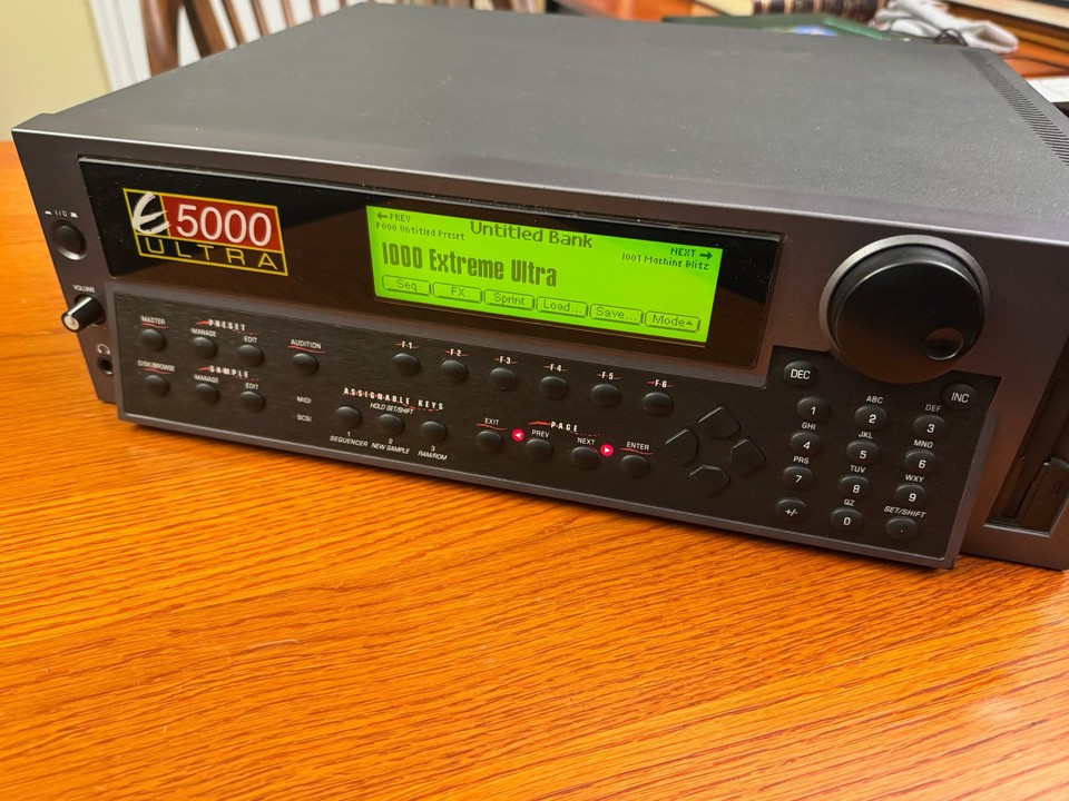 E-MU EMU Systems E5000 Ultra HDD SCSI MIDI Sampler | eBay