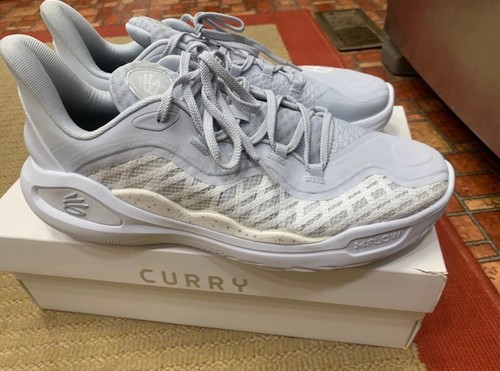 Curry Flow 11 Mens 13 Under Armor Team Low White Mod Grey Brand New | eBay