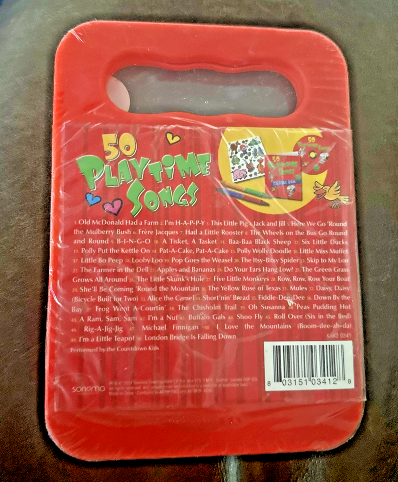 Sealed CD Activity Kit Stickers Coloring Book Crayons New - 50 Playtime ...