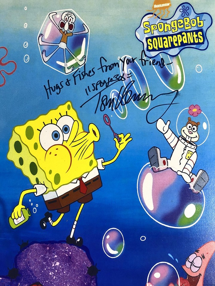 SpongeBob SquarePants Signed Print Tom Kenny & Bill Fagerbakke ...