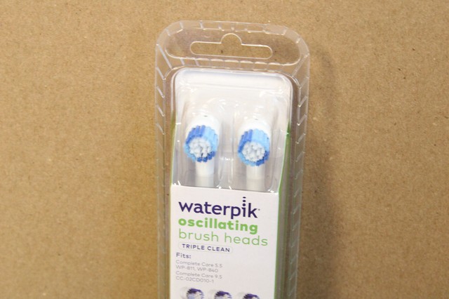 2 3pk Waterpik Triple Clean Complete Care Replacement Brush Heads White ...