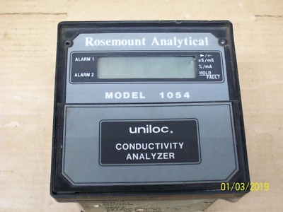 ROSEMOUNT UNILOC ANALYTICAL CONDUCTIVITY ANALYZER , MODEL 1054C | eBay