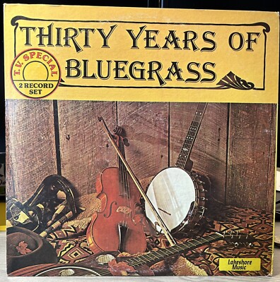 Vintage 30 Years Of Bluegrass 2xLP Set Vinyl Gusto Records GT 101 - VG+ ...