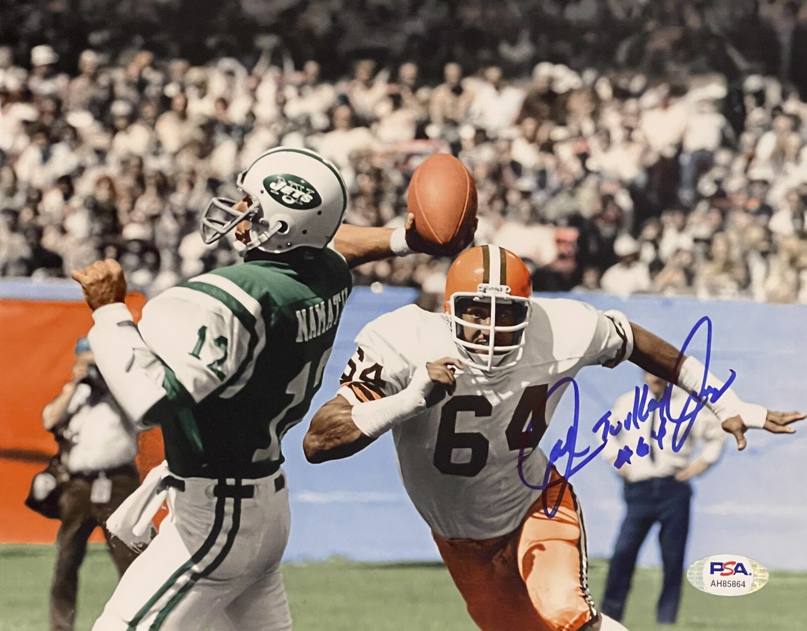 Joe Turkey Jones Signed Auotgraphed Cleveland Browns 8x10 Photo Psa/Dna ...