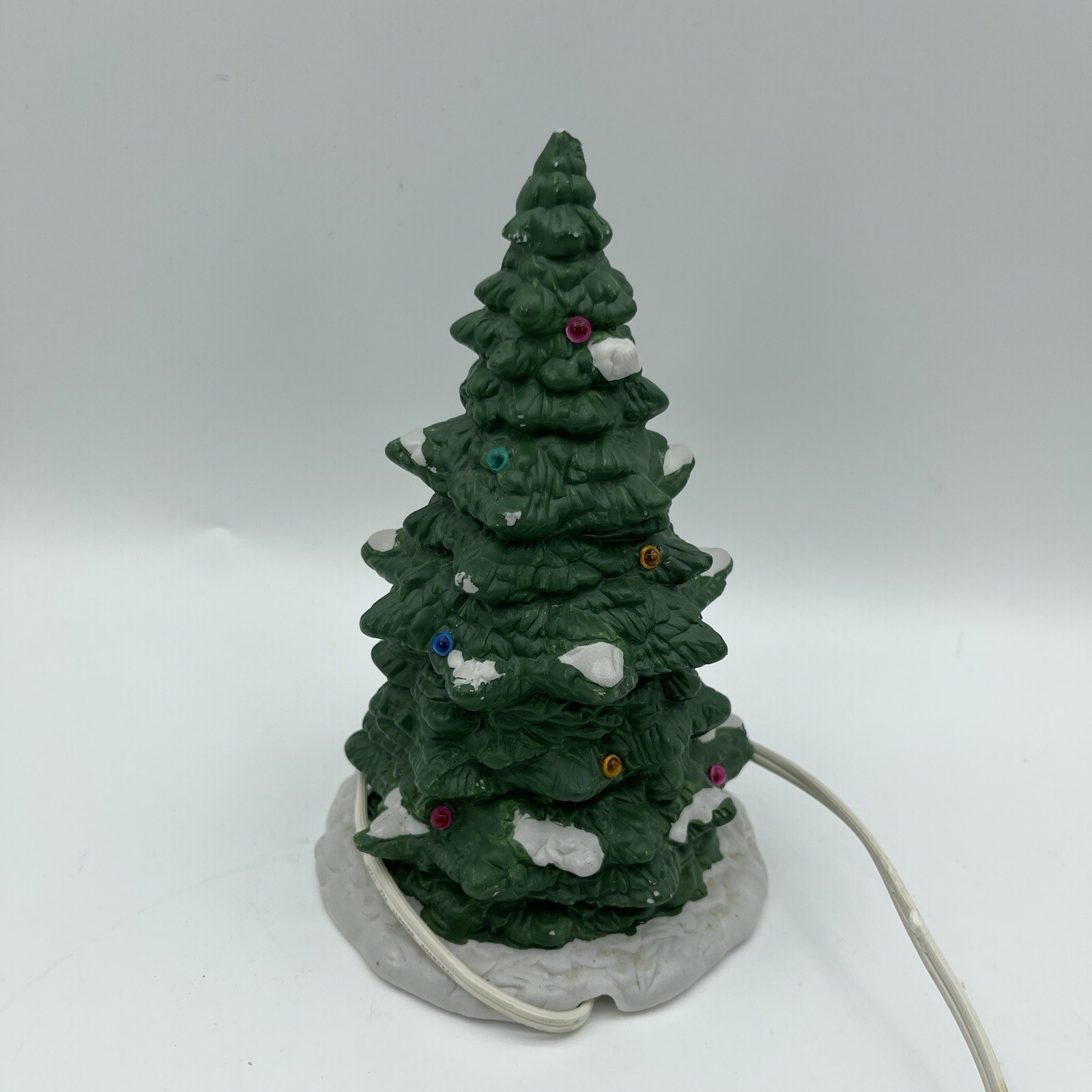 St Nicholas Square 7.5" Lighted Christmas Tree Light Included Vintage ...