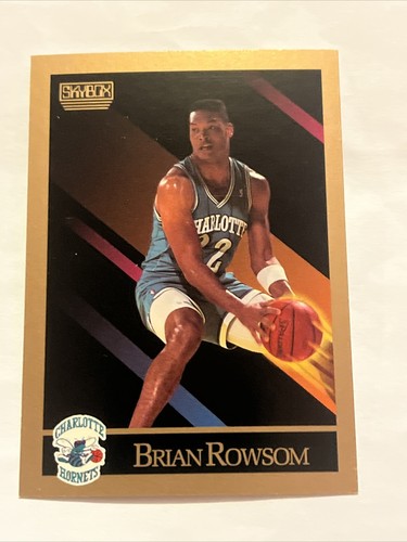 1990 SkyBox Brian Rowsom #34 Charlotte Hornets | eBay